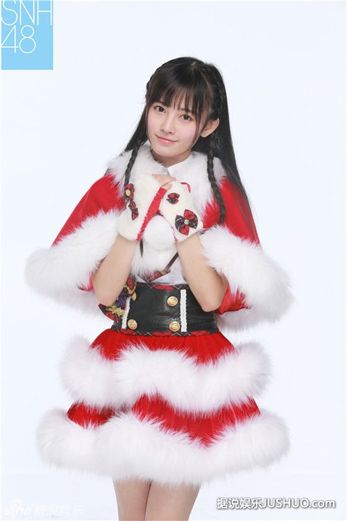萌妹驾到！SNH48毛绒绒圣诞装写真曝光